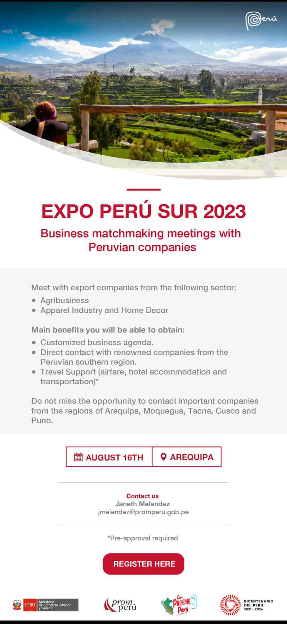 Expo Peru Sur - PROMPERÚ in Deutschland